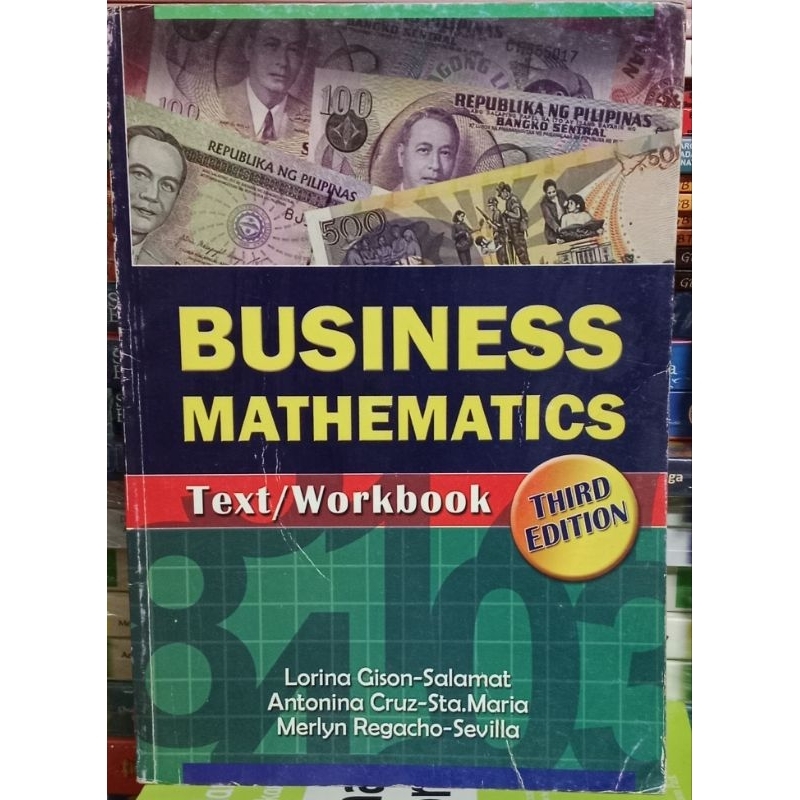 BUSINESS MATHEMATICS TEXT / WORKBOOK ( OLD STOCK ) | Shopee Philippines