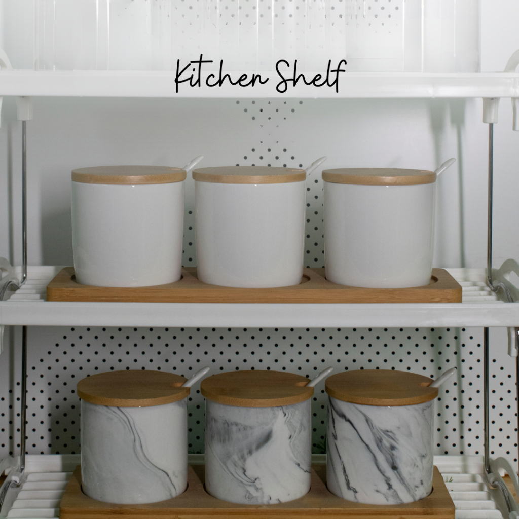 Multifunctional Foldable Kitchen Shelf Dinnerware Storage Stackable ...