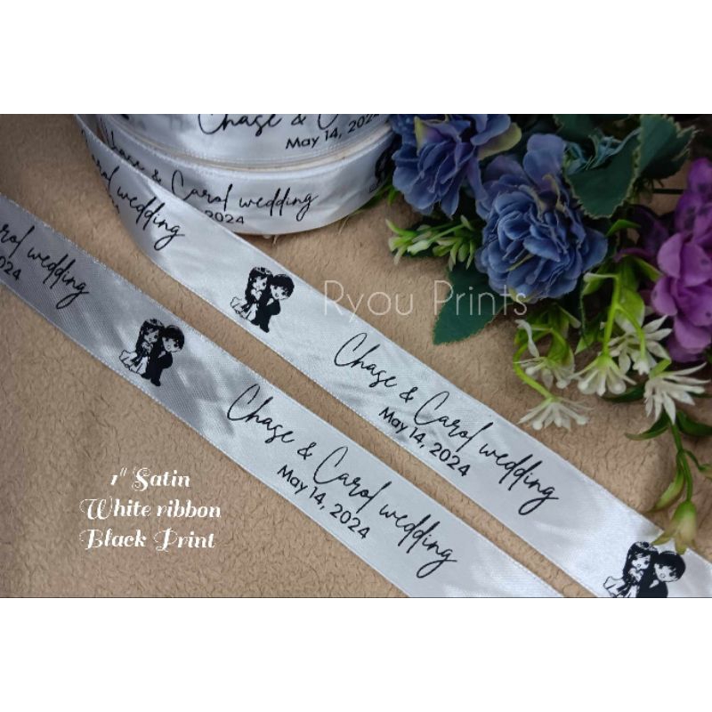 Personalized Printed Ribbons Wedding Souvenirs| Giveaways | Shopee ...