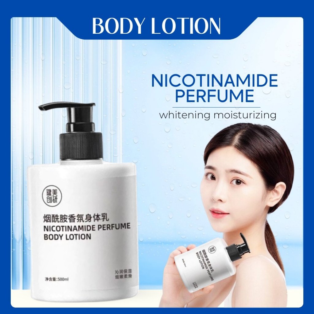 Niacinamide Maycreate whitening body lotion - Unisex 500ml | Shopee ...