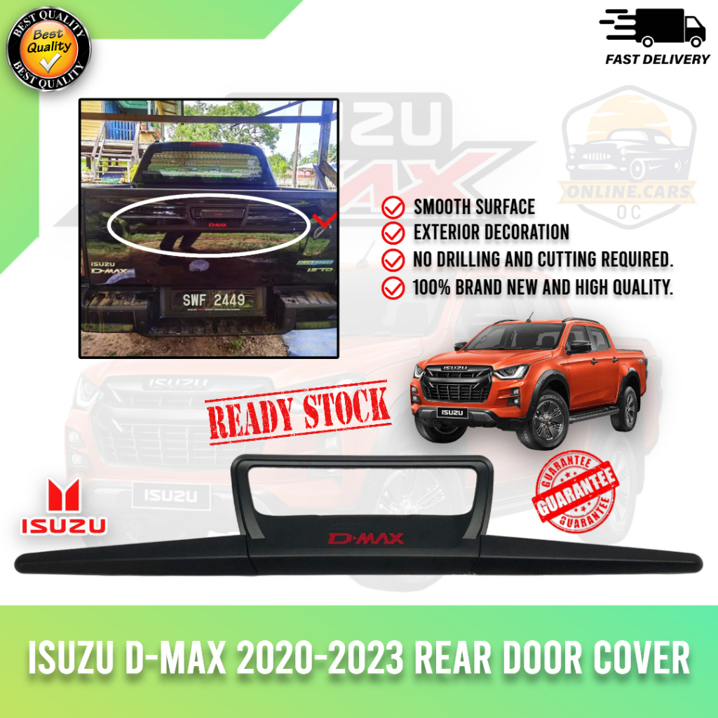 OC - ISUZU DMAX 2020-2023 REAR DOOR COVER (10313) | Shopee Philippines