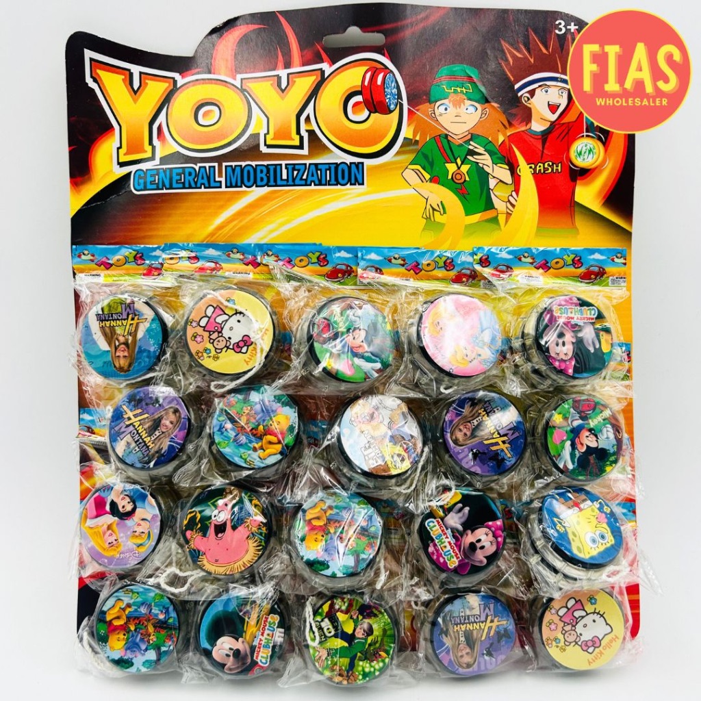 20 pcs Assorted Character Super Yoyo | Shopee Philippines