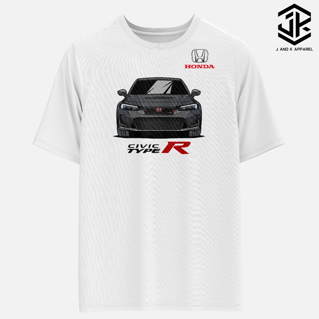Honda Civic Type R FL5 Car Shirt - Crystal Black Pearl | Shopee Philippines