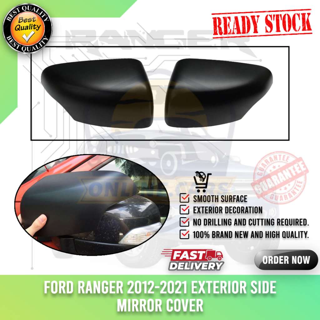 OC - FORD RANGER 2012-2021 EXTERIOR SIDE MIRROR COVER (10246) | Shopee ...