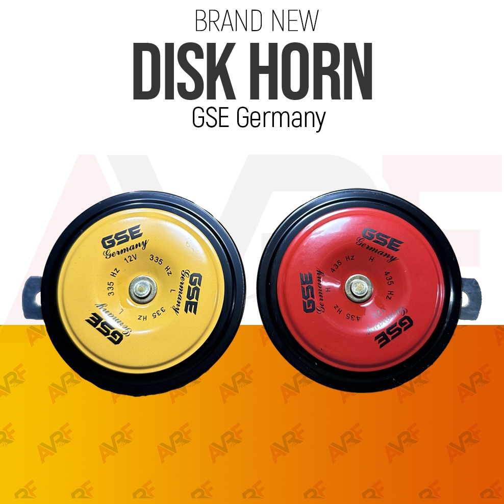 GSE TWO-TONE DISK HORN 300HZ/500HZ HI AND LOW 12V BRANDNEW | Shopee ...