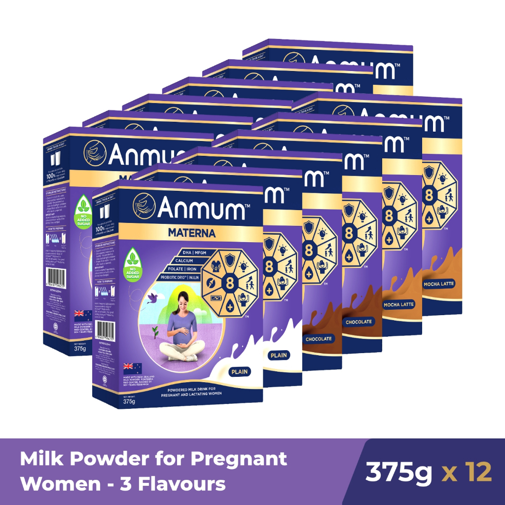 Anmum Materna Pregnancy Milk Powder Variety Pack 375G x12 | Shopee ...