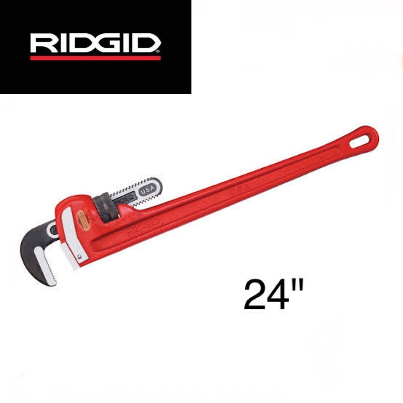 RIDGID Heavy Duty Pipe Wrench 24" (Straight Pipe Wrench) | Shopee ...