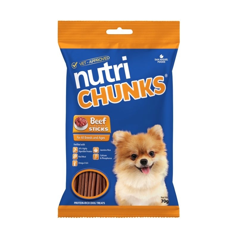 Nutri Chunks Protein Sticks Beef | Shopee Philippines