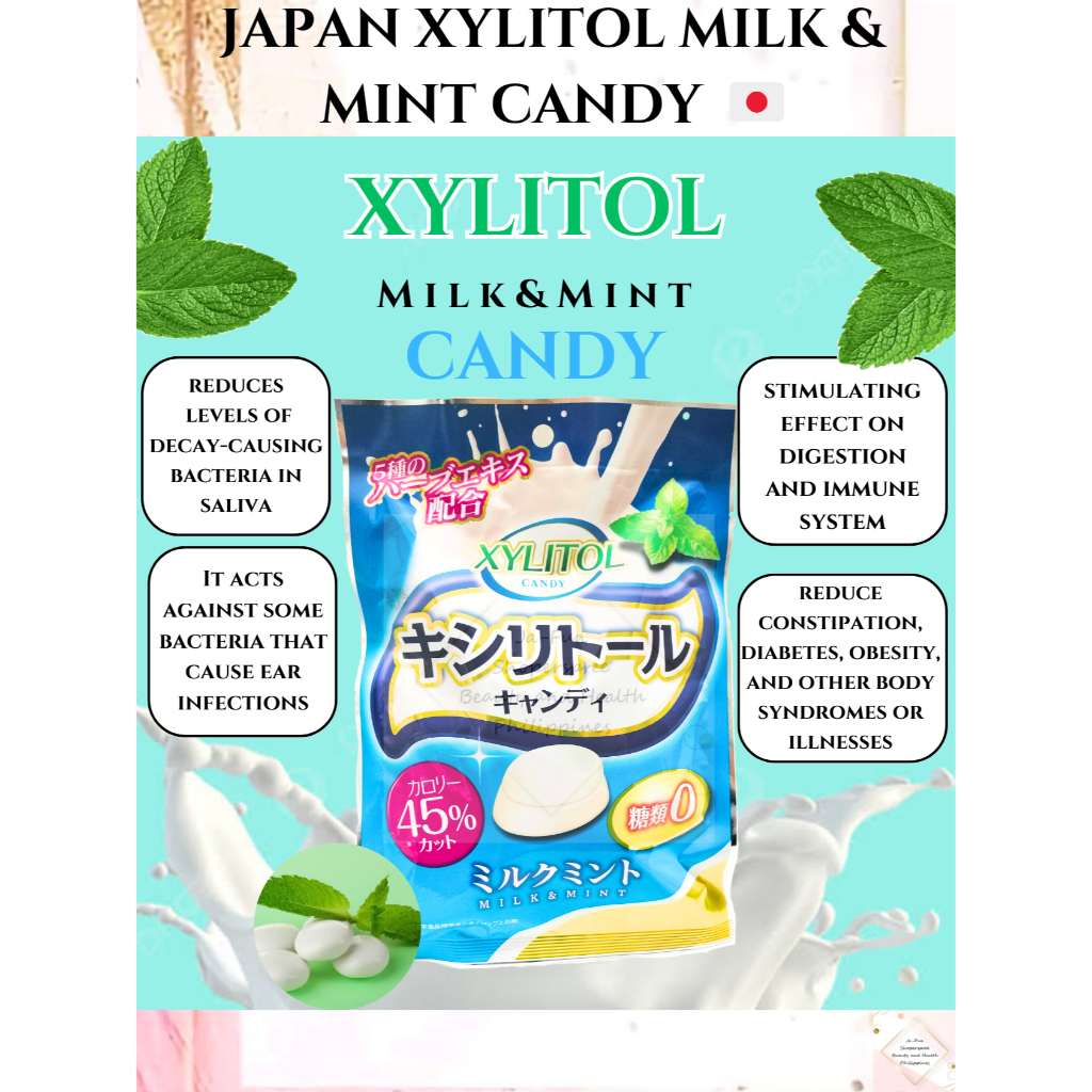 MILK MINT CANDY ( ZERO SUGAR ) JAPAN XYLITOL | Shopee Philippines