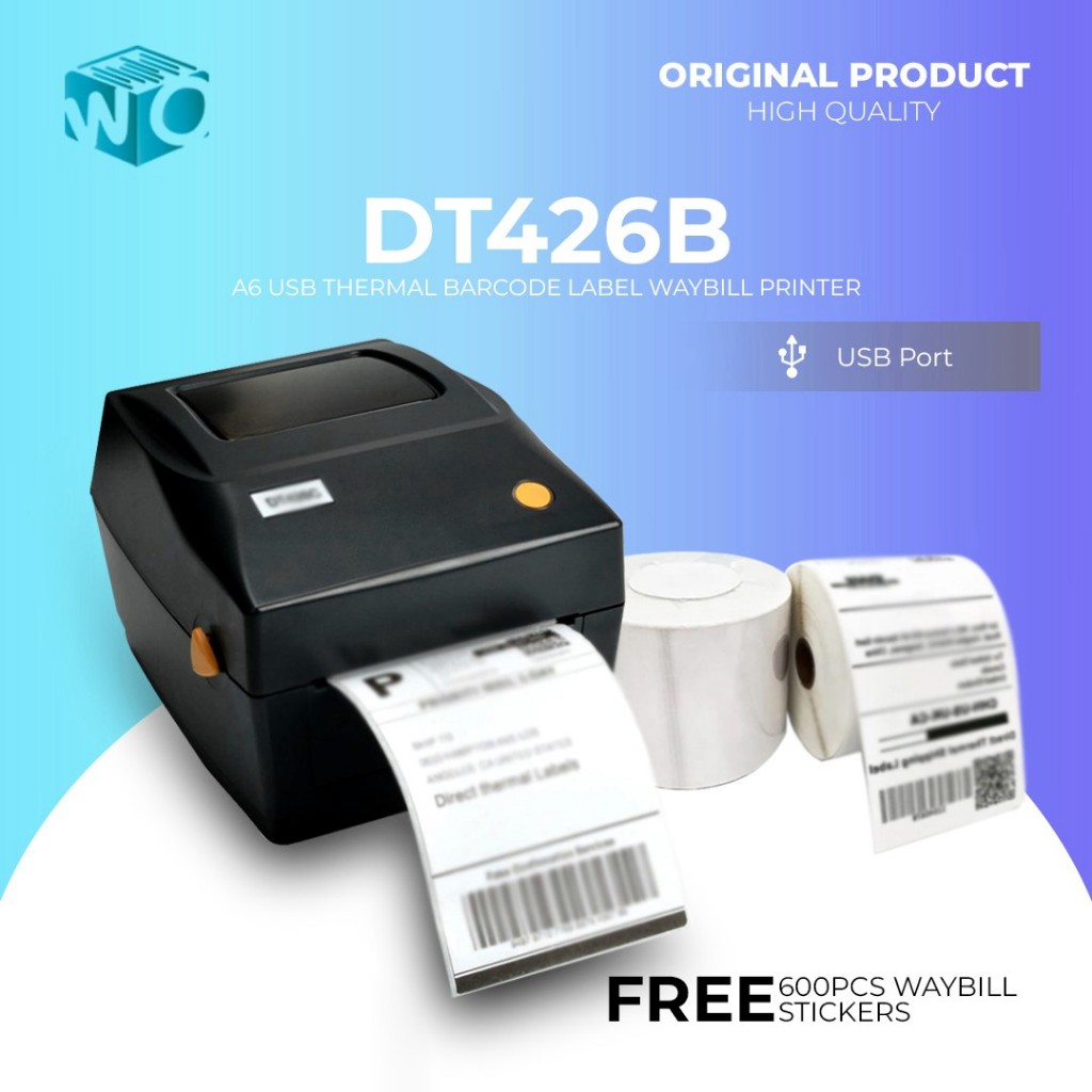 DT426B Waybill Thermal Printer A6 USB Printer Shipping Label Barcode ...