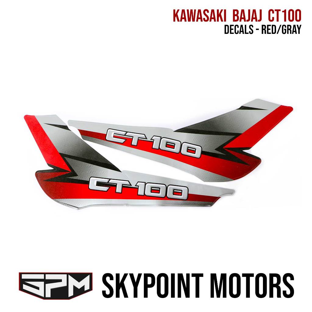 DECALS FOR KAWASAKI BAJAJ CT100 (9710-020) | Shopee Philippines