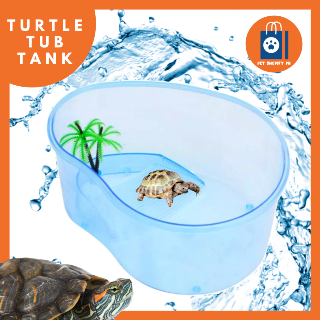 PLASTIC TURTLE / TORTOISE TUB TANK | Shopee Philippines