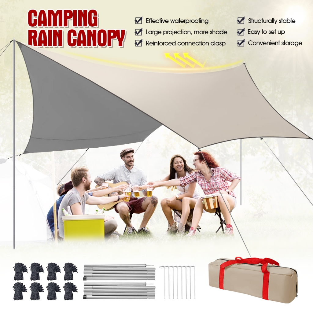 Canopy Retractable Awning Retractable Canopy Foldable Outdoor Tent ...