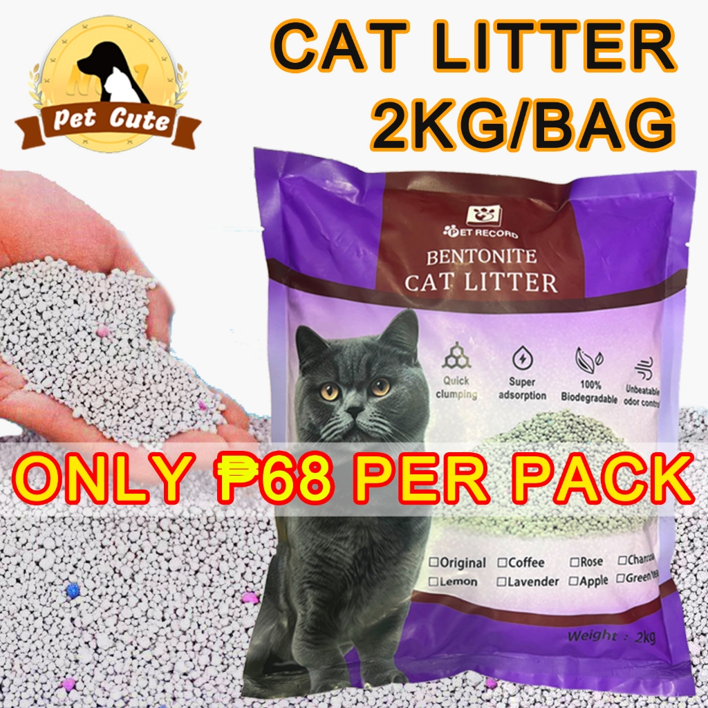 【10KG】 Bentonite cat litter Cat Litter Sanddeodorized cat litter 8 ...