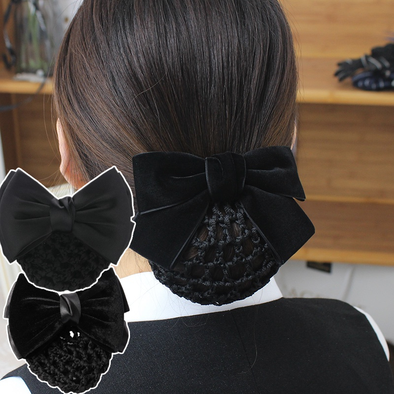 Hair Net Clip Ribbon For Office Work Clip With Net Ribbon Hair Net ... Hair Net Clip Ribbon For Office Work Clip With Net Ribbon Hair Net ...