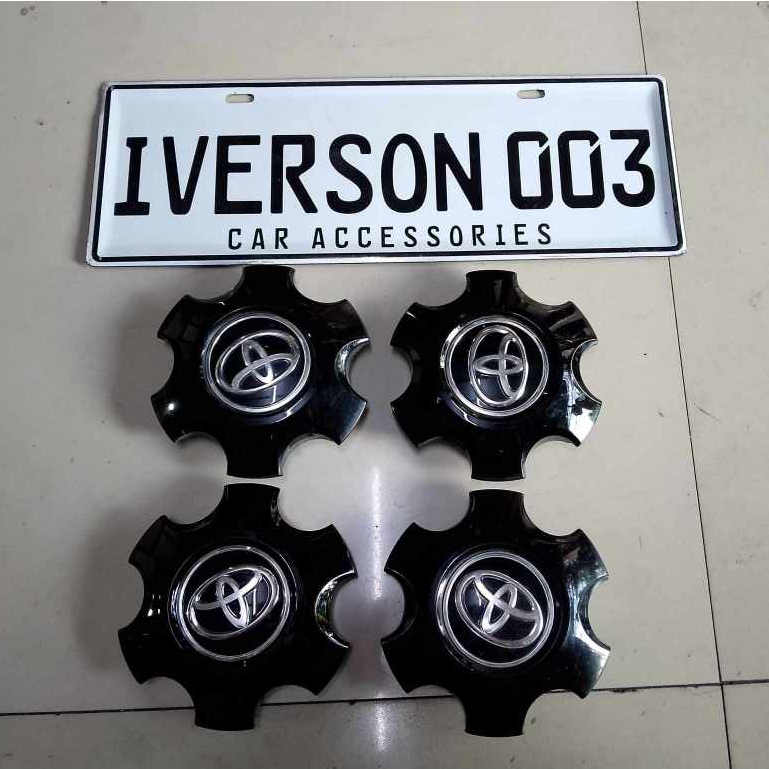 Black/Gray/Gunmetal/Silver Wheel Center Cap for Toyota Fortuner 2021 to ...