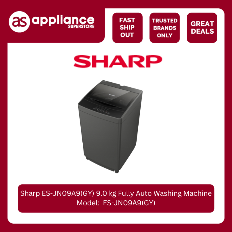 Sharp ES-JN09A9(GY) 9.0 kg Fully Auto Washing Machine | Shopee Philippines