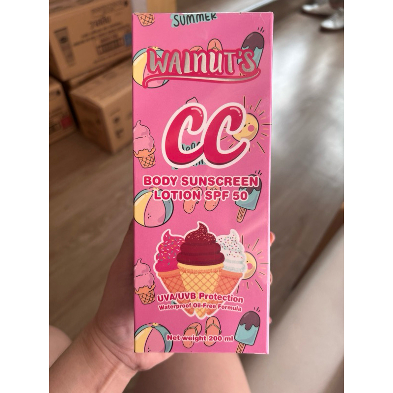 CC WALNUT’s Sunblock Body Lotion From Thailand | Shopee Philippines