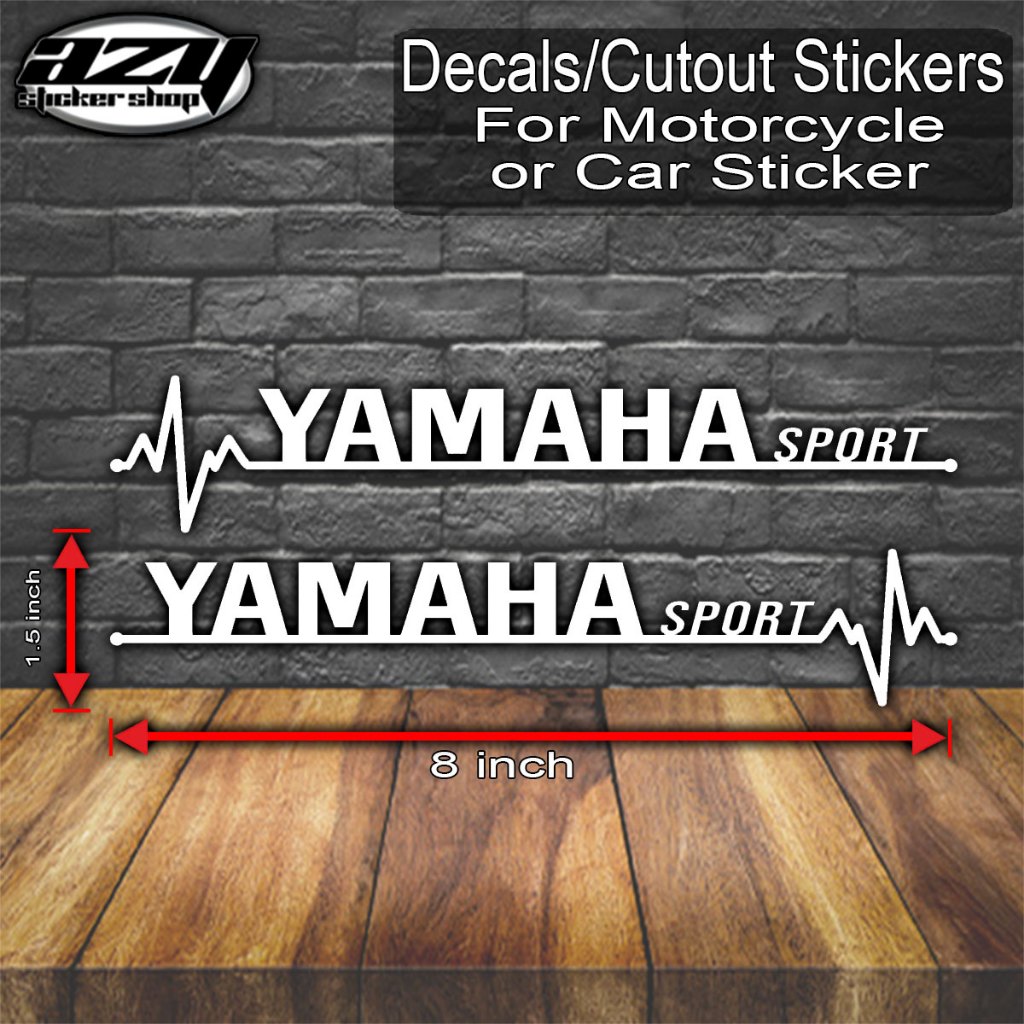 YAMAHA sport Creative Life Line Stickers Decals/Cutout Stickers ...