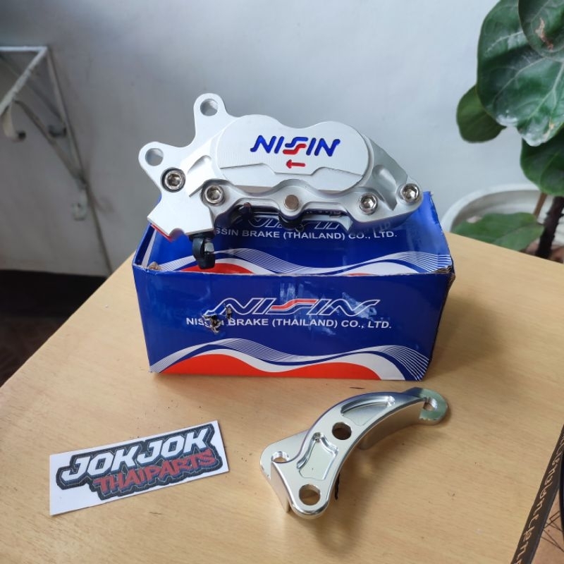 MIO 4pot Caliper Set with 220mm 4 HOLES Disc (Sporty/Soulty/Fino/M3 *4holes Mags*) | Shopee ...