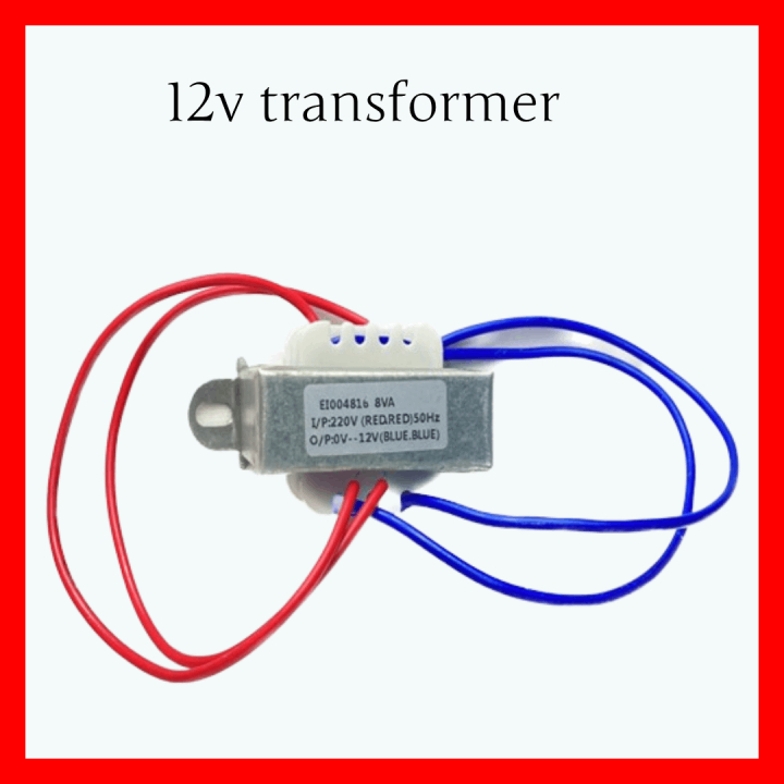 Transformer 220V-12V I/P:220V (RED.REd)50Hz O/P:0V-12V weiyu brand ...