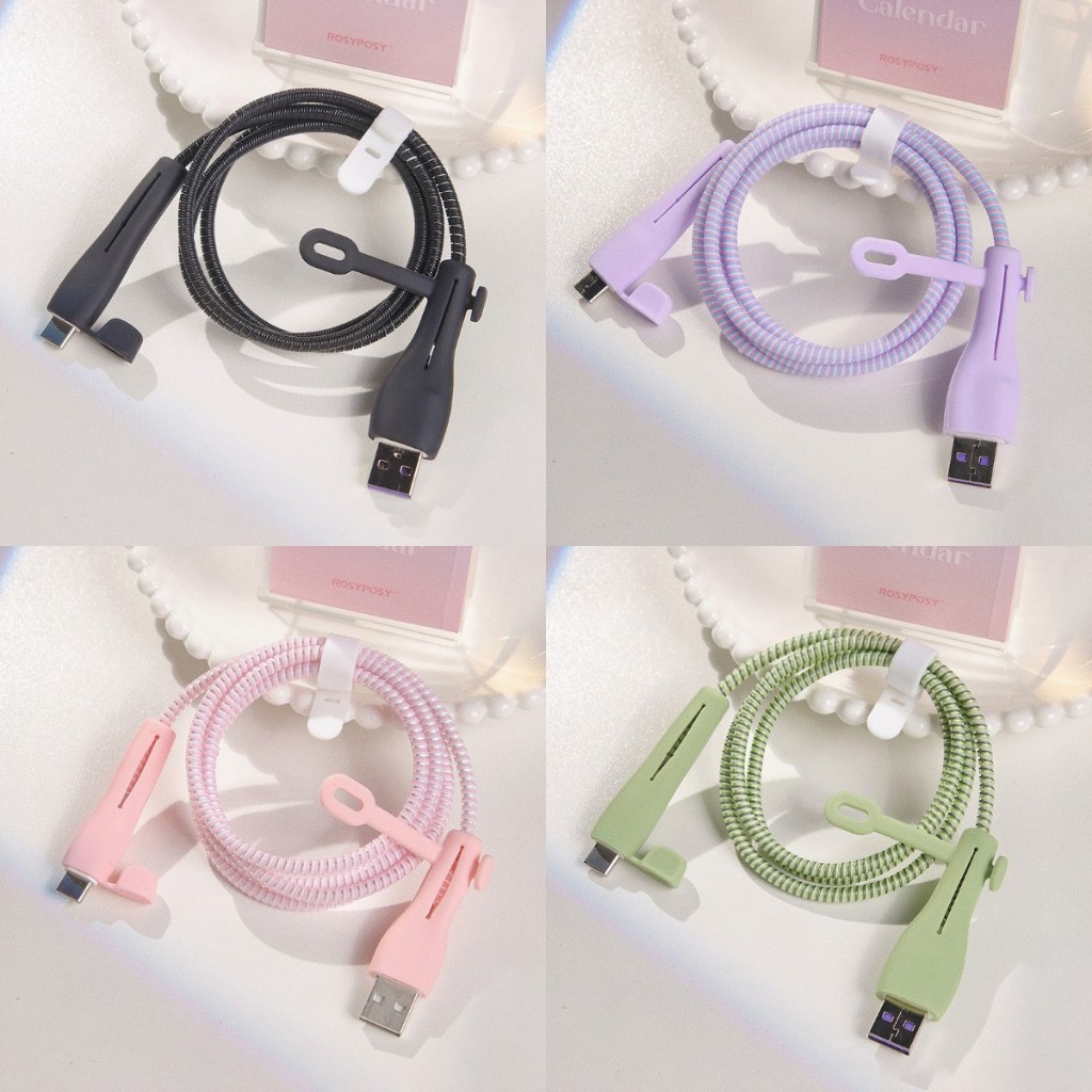 4in1 Cable Protector Mobile Phone Charging Cable Winder Sets Compatible ...