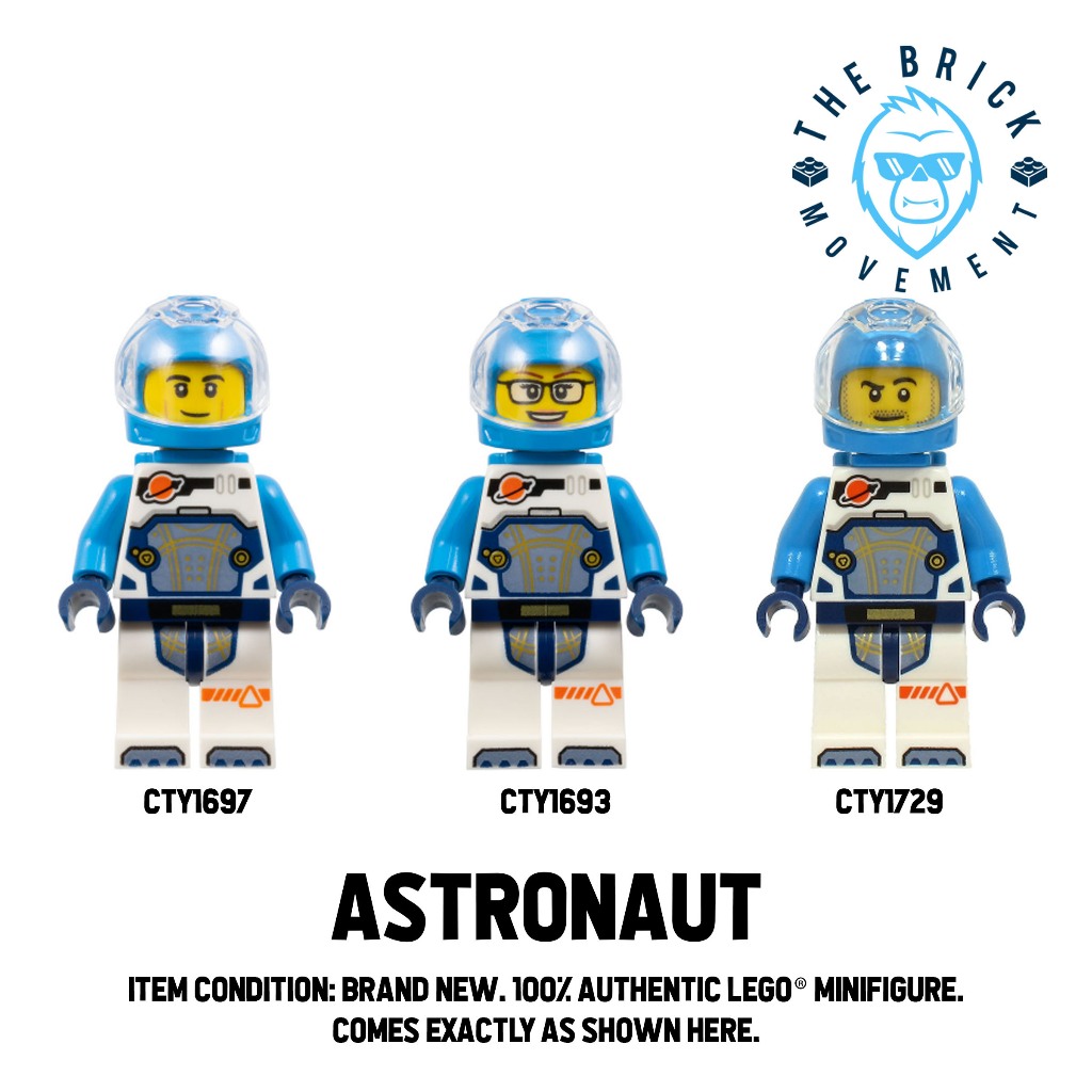 LEGO® CITY Astronaut Minifigure | Shopee Philippines
