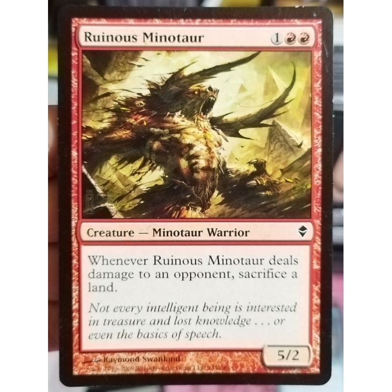 Ruinous Minotaur (Magic the gathering) | Shopee Philippines