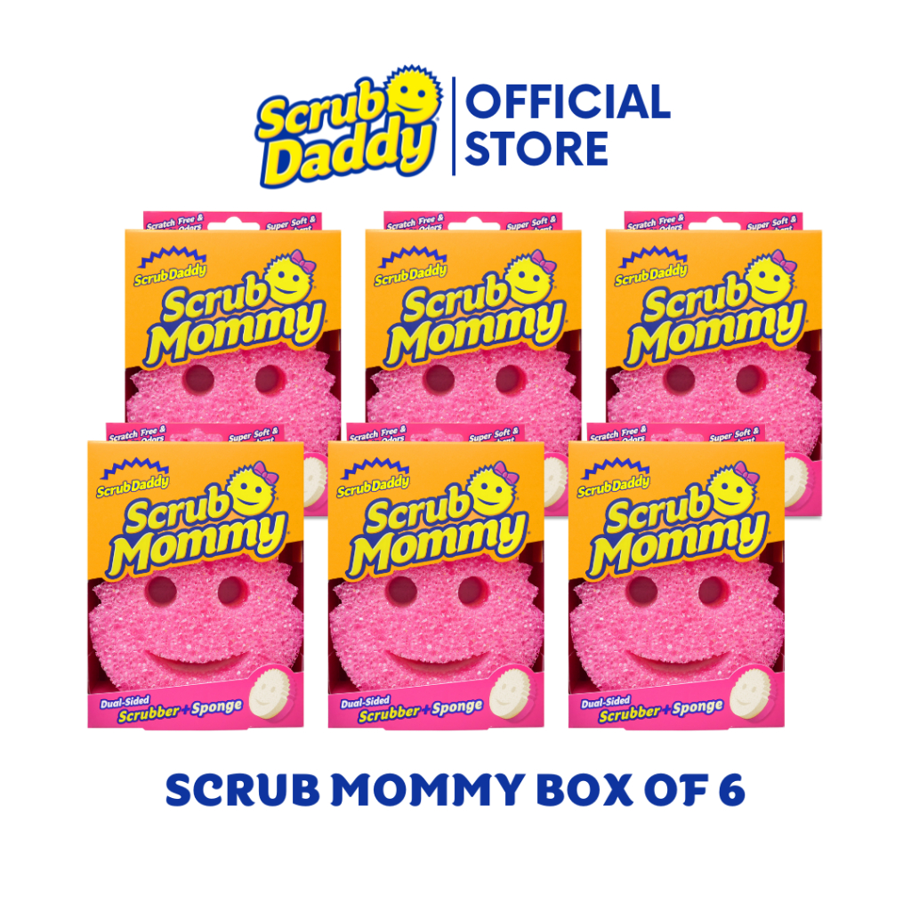 Scrub Mommy Dual Sided Scrubber + Sponge Box of 6 | Shopee Philippines