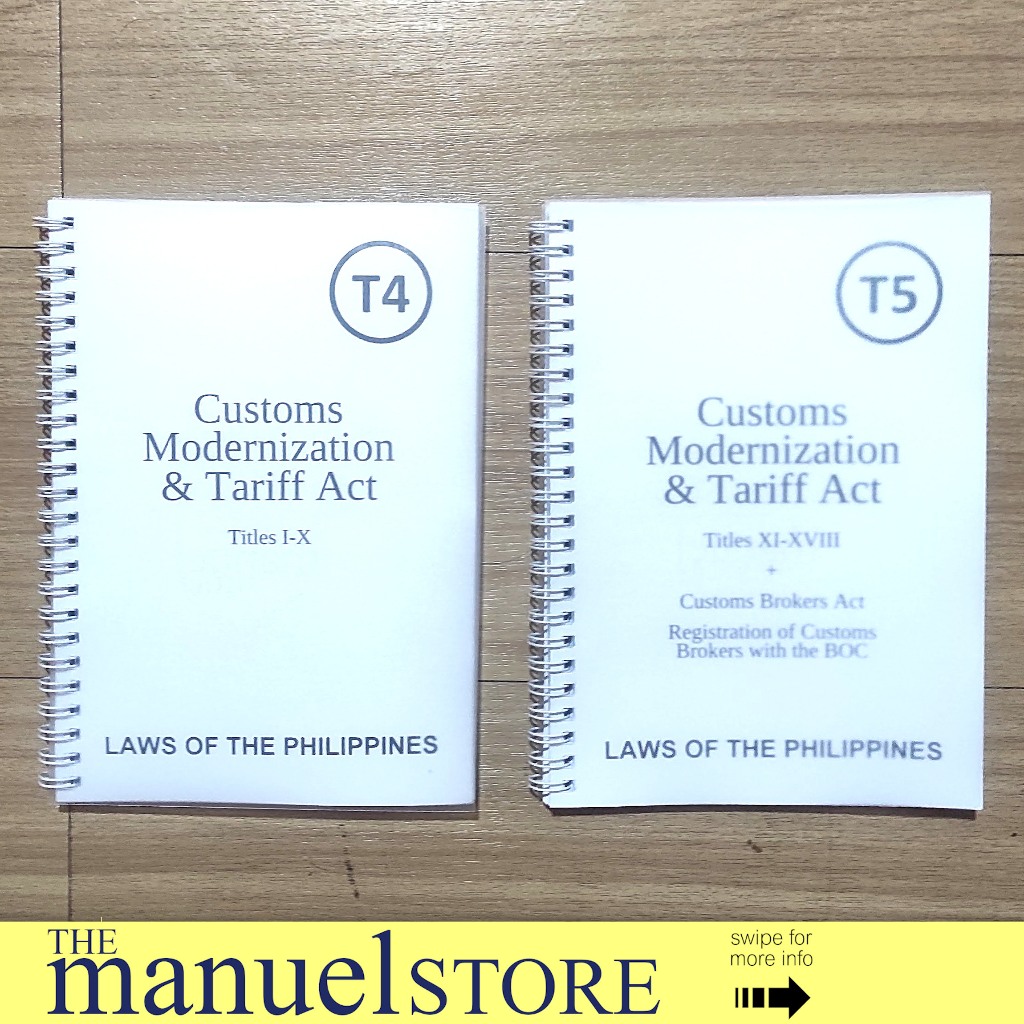 Notebook Codal (2025) - Customs Modernization and Tariff Act - Broker ...