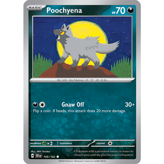 [EN] [TEF] 105/162 - Poochyena - Common - SV05: Temporal Forces ...