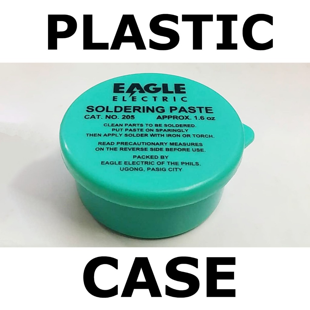 ORIGINAL EAGLE SOLDERING PASTE CAT. NO. 205 APPROX. 1.6OZ EAGLE ELECTIC == SOLDERING PASTE ...
