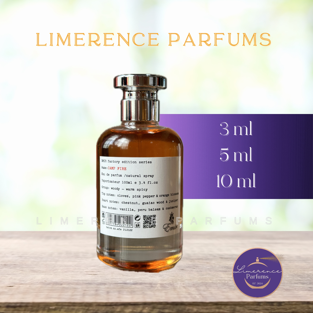 Emir Camp Fire Factory Edition EDP - DECANT (By the Fireplace Dupe ...