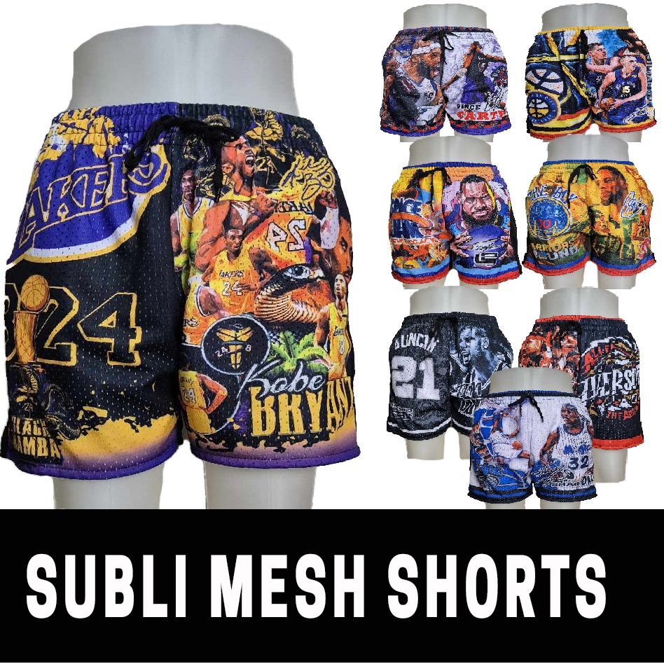 Subli Mesh Shorts - Superstars ( Above The Knee/ 2 pockets/ Free Size ...