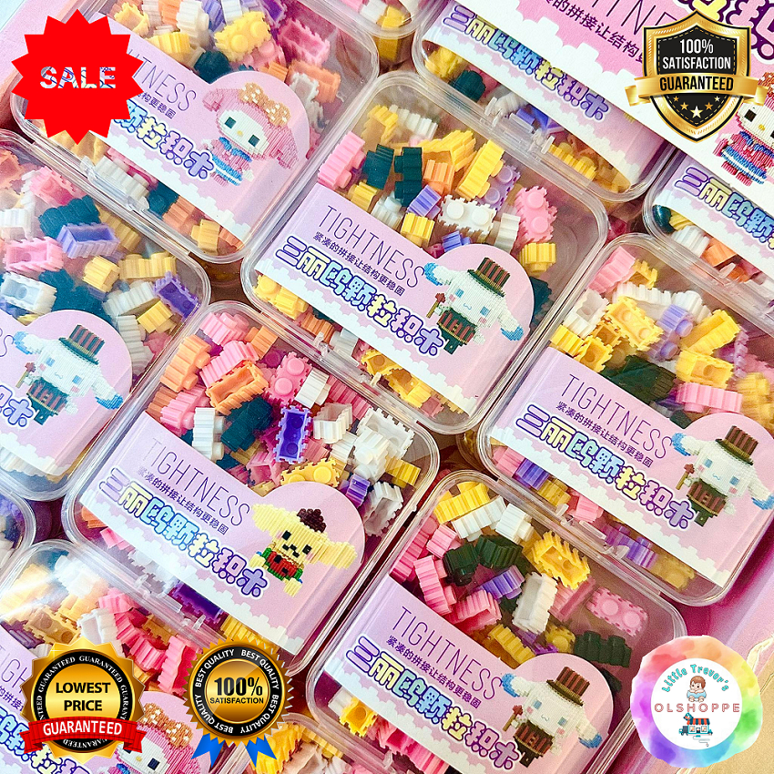 SAN RIO LEGO DIY SMALL CLASSY TOY Cute Mini Building Block Assembled ...