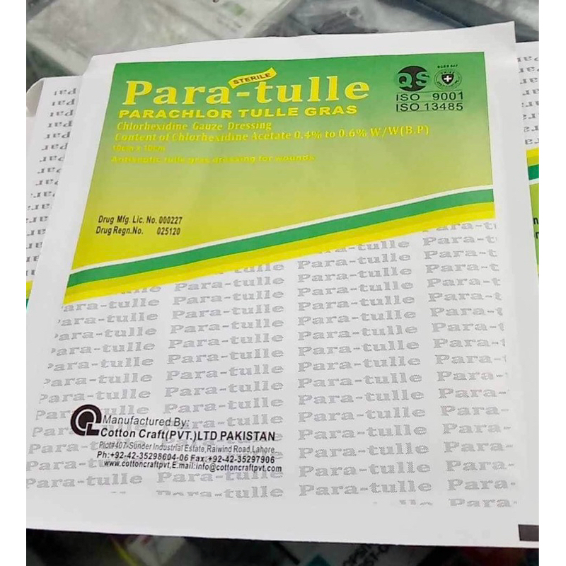 Para-tulle Gauze dressing / Paratulle (Sold per box) | Shopee Philippines