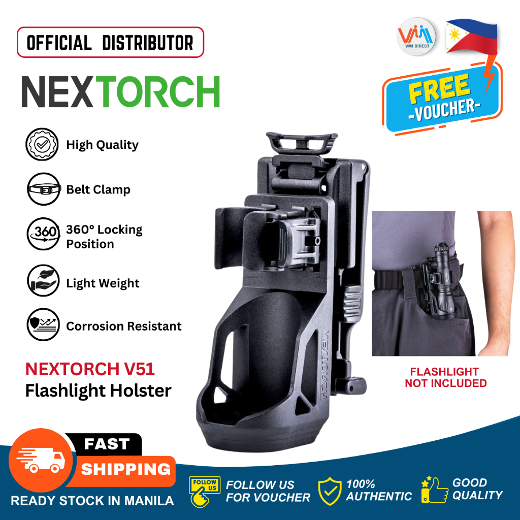 Nextorch V51 Quick Draw Flashlight Holder For Detachable Portable Belt