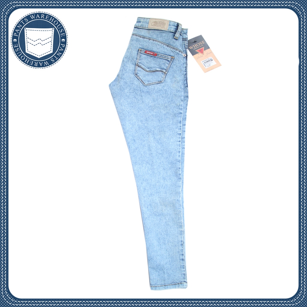 Whose Jeans Ladies Pants Denim Skinny Jeans Acid Wash For Women (6389 ...