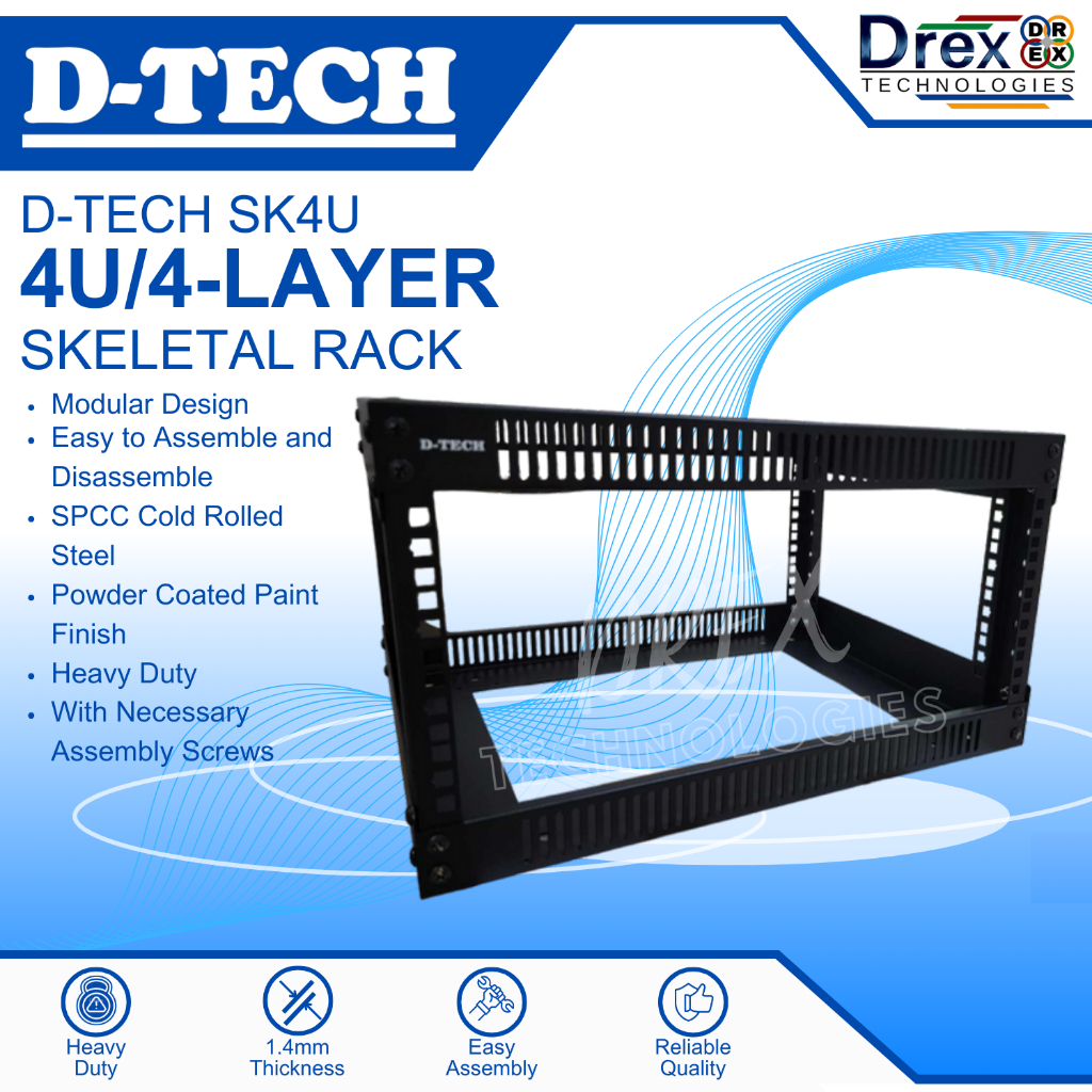 D-TECH 4U/4-Layer Skeletal Rack (Disassembled) | Shopee Philippines