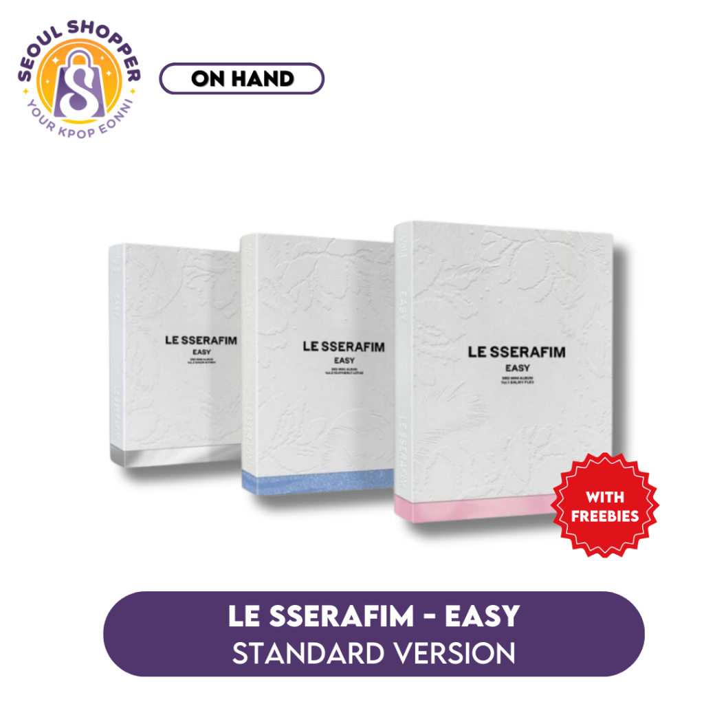 LE SSERAFIM - Easy (Standard Ver.) 3rd Mini Album | Shopee Philippines