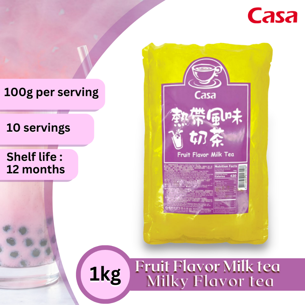 Casa Fruit Flavor Milk Tea 1kg | Shopee Philippines