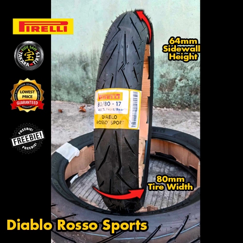 PIRELLI TIRE Diablo Rosso Sports tires 17 by TAKARA TIRES , Motorcycle ...
