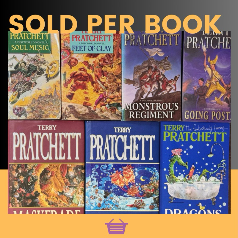 Terry Pratchett Books Fantasy Satirical Comedic Novels | Shopee Philippines