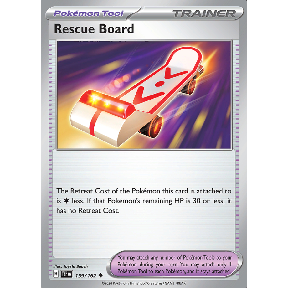 Pokemon TCG Rescue Board 159/162 Temporal Forces Trainer | Shopee ...