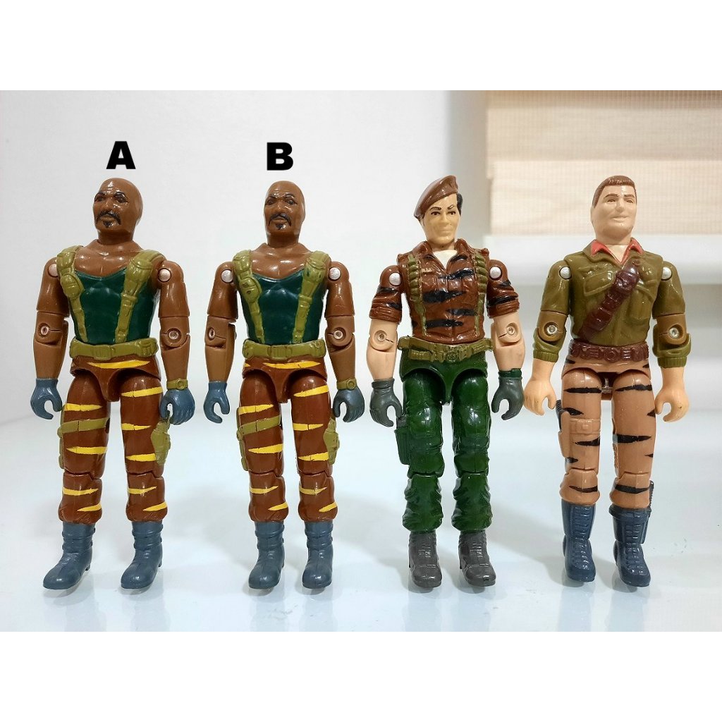 Vintage GIJoe ROADBLOCK FLINT DUKE Tiger Force GI Joe vintage action ...
