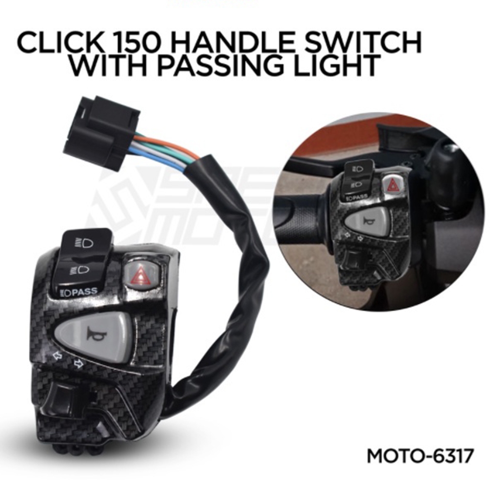 Domino Switch Handle Switch For Nmax LEFT HAND SWITCH (Plug and Play ...