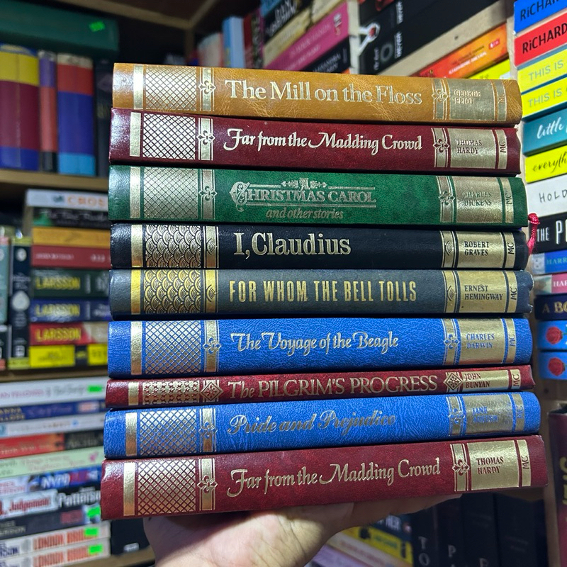 9 Books Vintage Classics Bundle Very Good Condition Leatherbounds ...