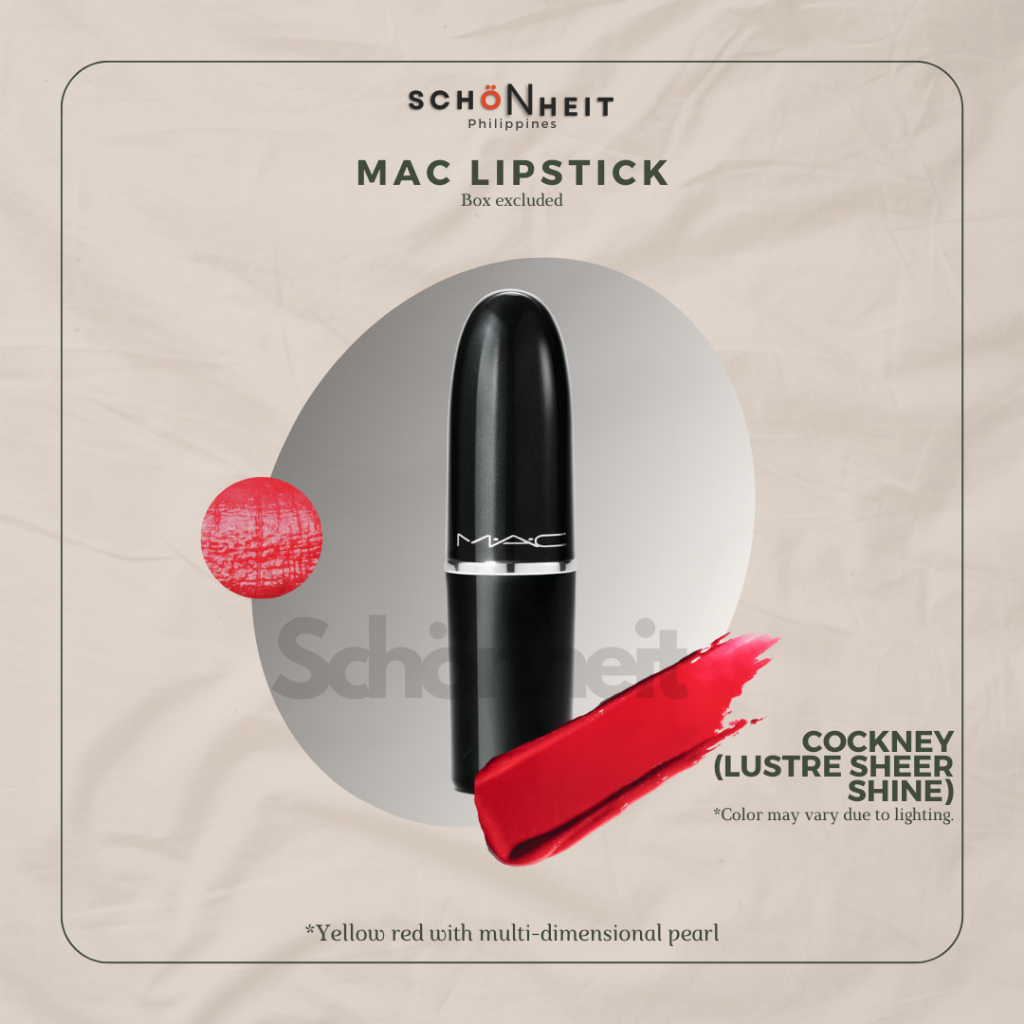 Schonheit - MAC Lipstick (Cockney Shade) | Shopee Philippines