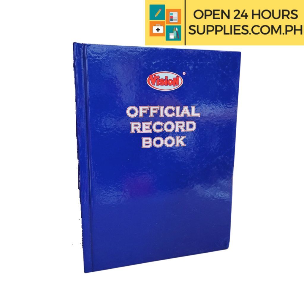 Vision Thick And Durable Official Record Book With Page Numbers 300 Or ...
