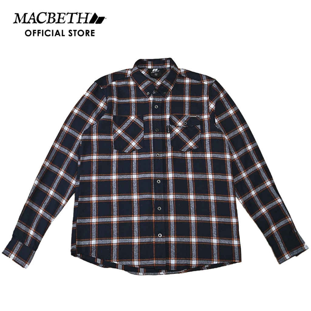 Macbeth Men's Polo Long Sleeves " TANGERINE " ( SALE ) | Shopee Philippines